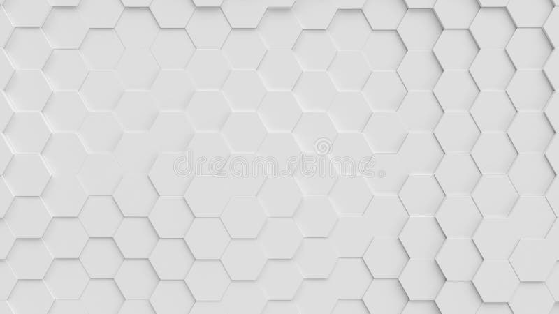 Abstract Hexagon Grid Seamless Loop Animation Stock Footage - Video of ...