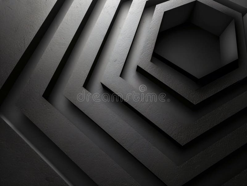 Abstract Hexagon Lines. Geometric Stripe Line Art Design for Poster ...