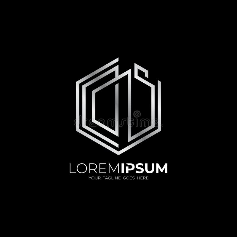 Abstract Hexagon Logo with Line Style , Business Logos Stock Vector ...