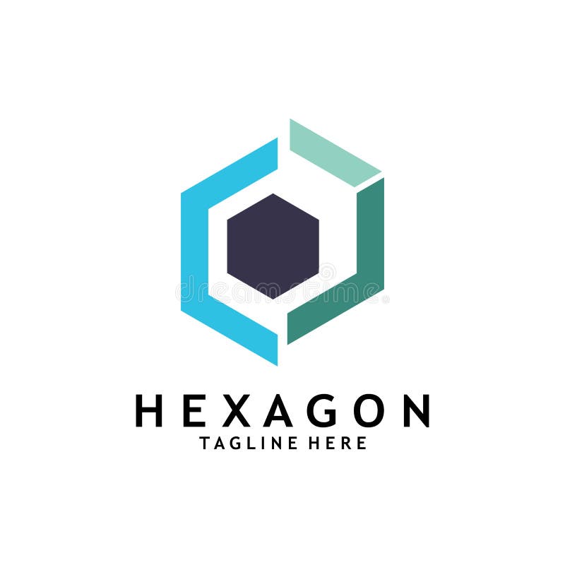 Abstract Hexagon Logo Vector Illustration Template Stock Vector ...