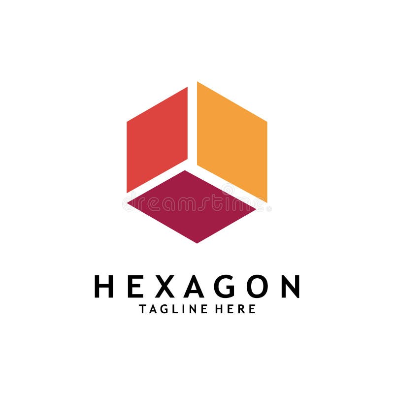 Abstract Hexagon Logo Vector Illustration Template Stock Vector ...