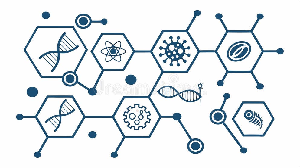 Abstract Hexagon Network, Geometric Connections and Modern Technology ...