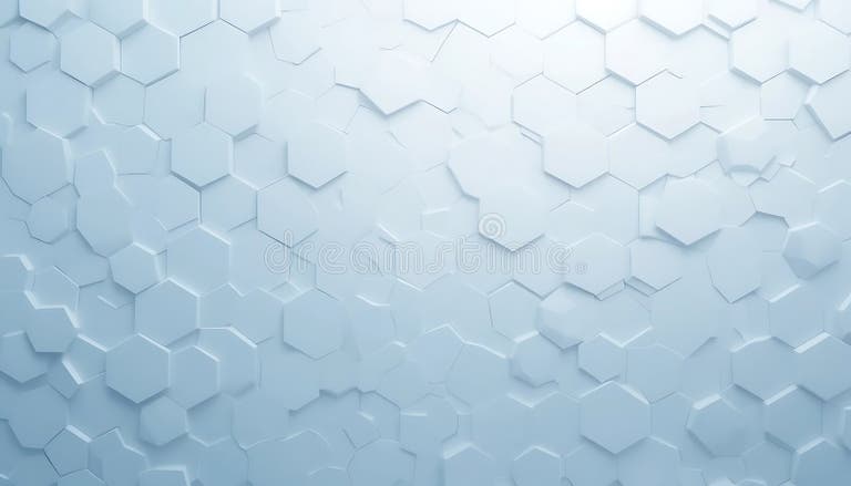 Abstract Hexagon Pattern: Cool-toned Geometric Wall Texture Stock ...