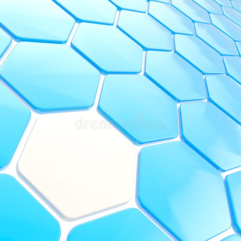 Abstract Hexagon Shape Background Stock Illustration - Illustration of ...
