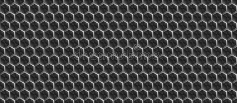 Abstract Hexagon Structure Geometric Background Stock Illustration ...