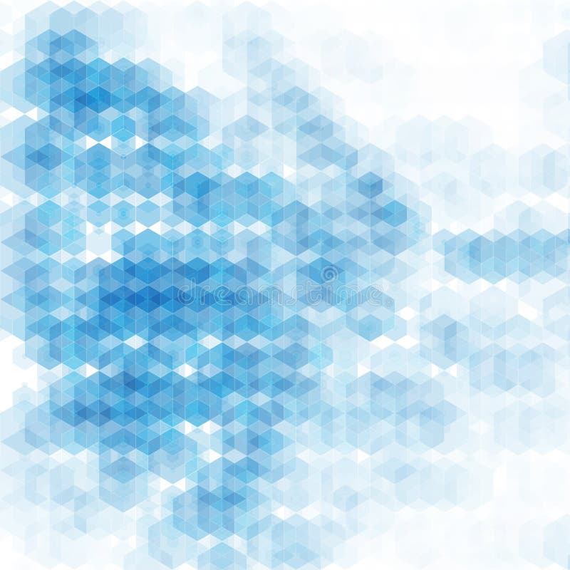 Abstract Hexagonal Background. Vector. Template Design for Science or ...