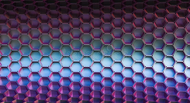 Abstract Hexagonal Cell Background Stock Illustration - Illustration of ...