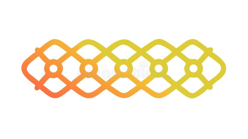 Abstract Hexagonal Chain Pattern Vector, Vector Design Generative AI ...