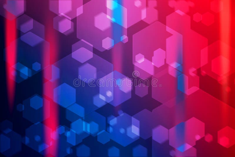 Abstract Hexagonal Geometric Background with Multiple Colour Rays Stock ...