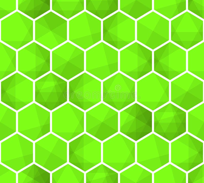 Abstract Hexagonal Geometric Pattern Background Stock Illustration ...