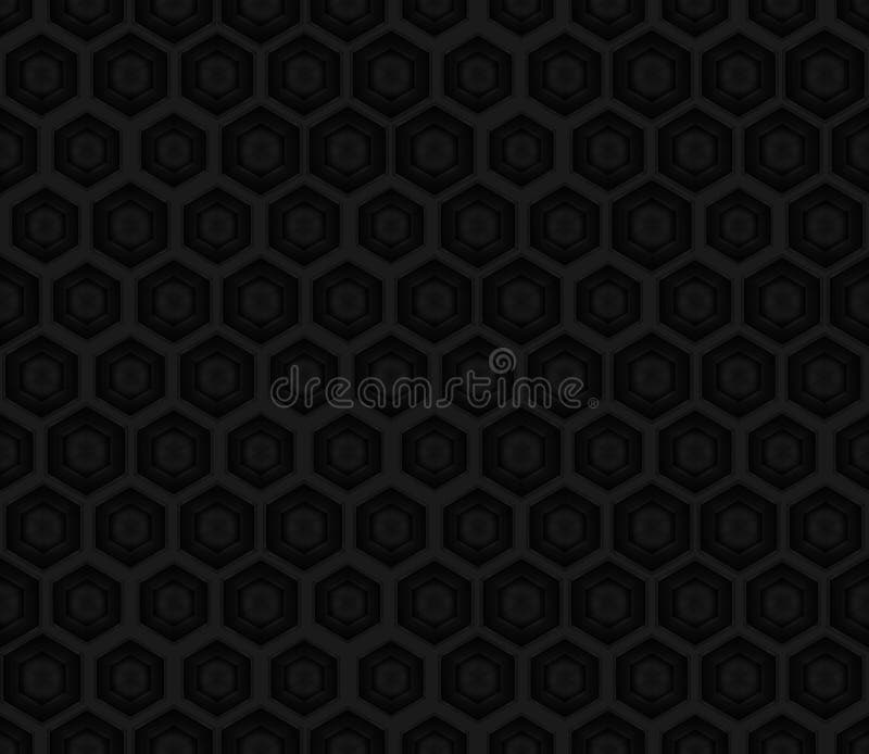 Abstract Hexagonal Geometric Pattern Background Stock Illustration ...