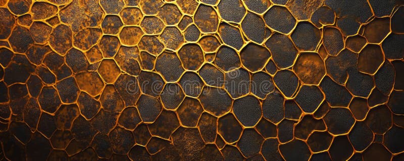 Abstract Hexagonal Mesh Texture on Uneven Wall for Interior Design and ...