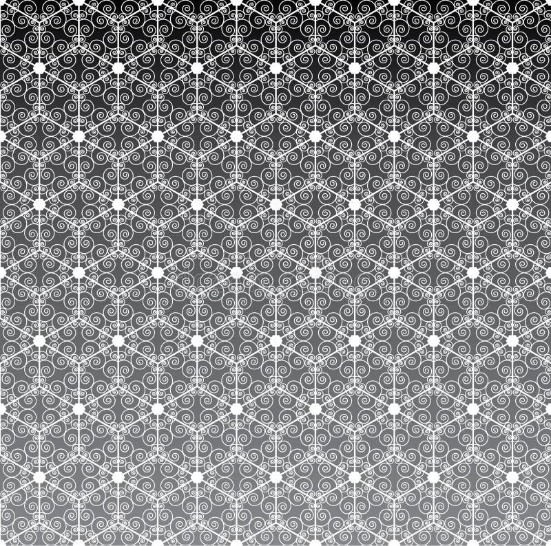 Abstract Hexagonal Snowflake Seamless Pattern Stock Vector ...