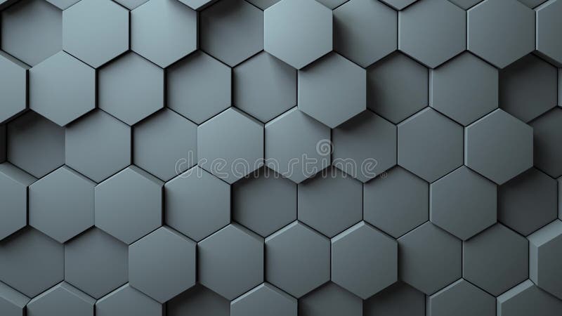 Abstract Hexagons Background Random Motion 3d Loopable Animation Stock