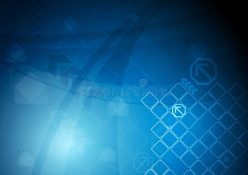 Abstract Hi-tech Background Stock Vector - Illustration of curve ...