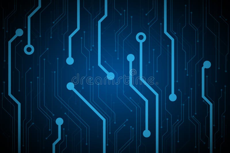 Vector Abstract Technology Circuit Lines. Technology Background ...