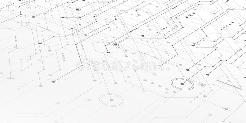 Abstract Hi Tech. Abstract Digital Background with Technology. Vector ...