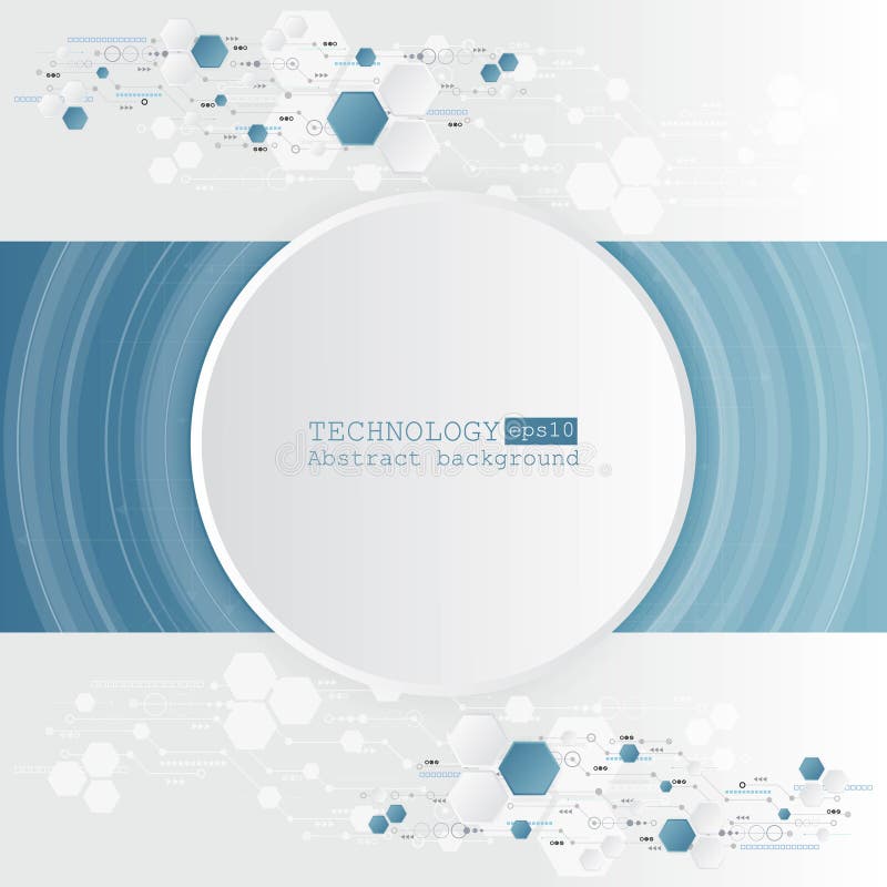 Abstract Hi-tech, Engineering, Machine, Technology Concept. Vector ...