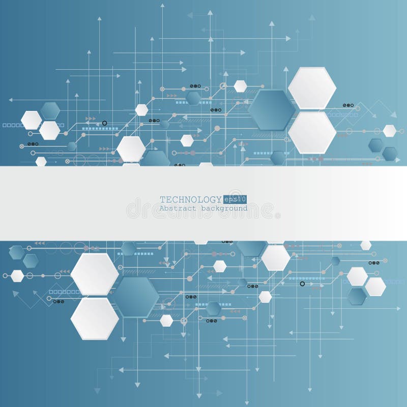 Abstract Hi-tech, Engineering, Machine, Technology Concept. Vector ...