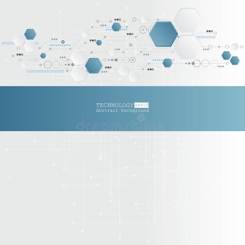 Abstract Hi-tech, Engineering, Machine, Technology Concept. Vector ...