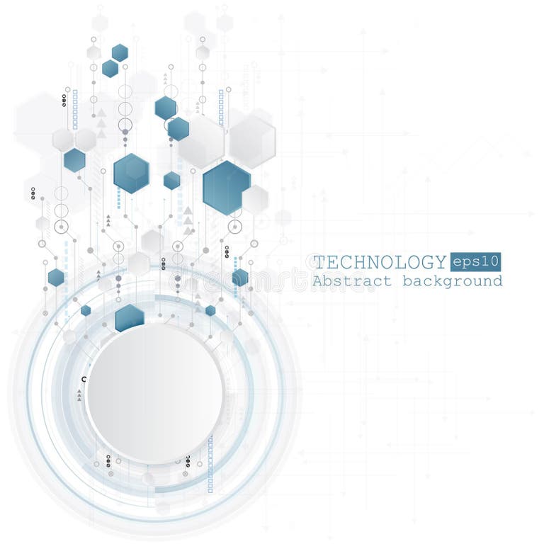 Abstract Hi-tech, Engineering, Machine, Technology Concept. Vector ...