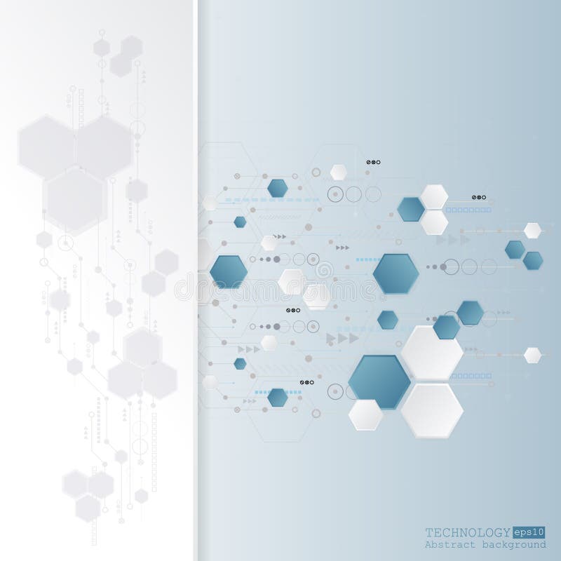 Abstract Hi-tech, Engineering, Machine, Technology Concept. Vector ...