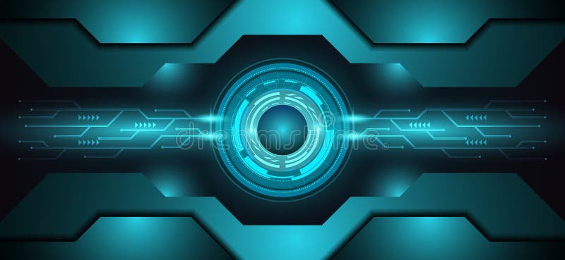 Abstract Hi-tech Futuristic Dimension Technology Electronic Circuit ...