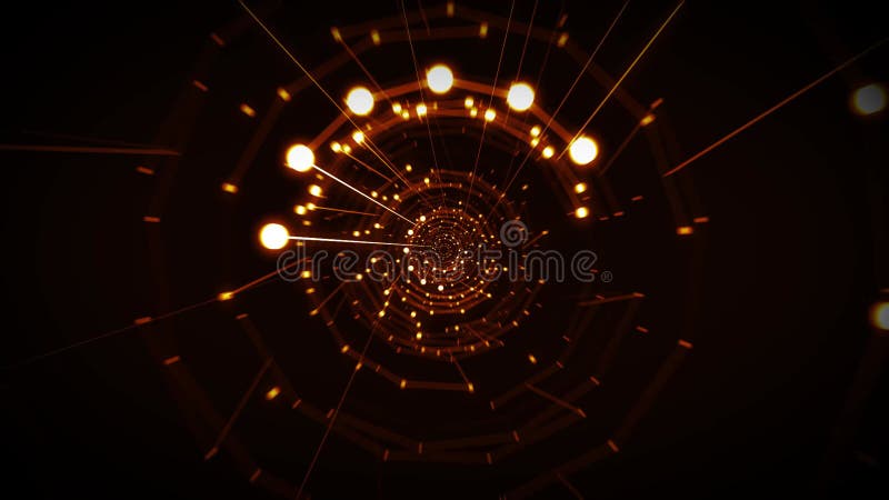 Abstract Hi Tech Futuristic Plexus Design Loop Stock Footage - Video of ...