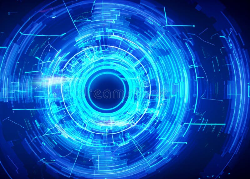 Abstract Hi Tech Hologram, Data Analysis, Internet Concept Created with ...