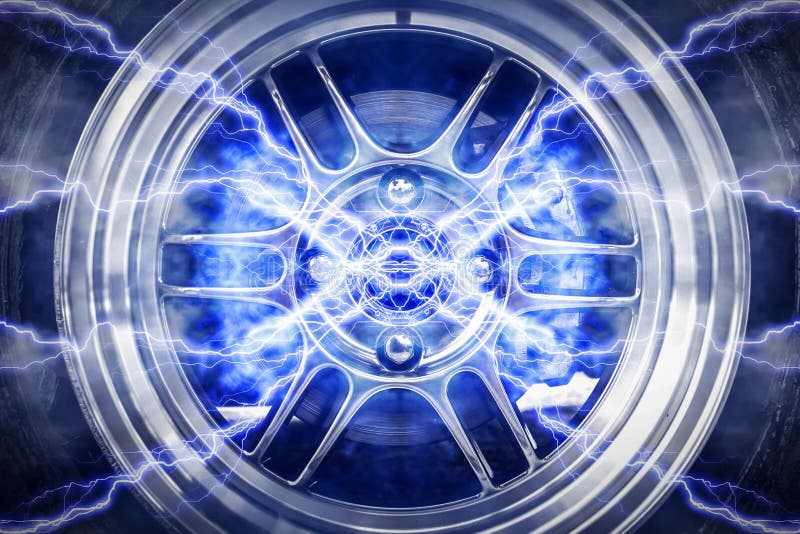 Wheels Lightning Stock Illustrations – 138 Wheels Lightning Stock ...