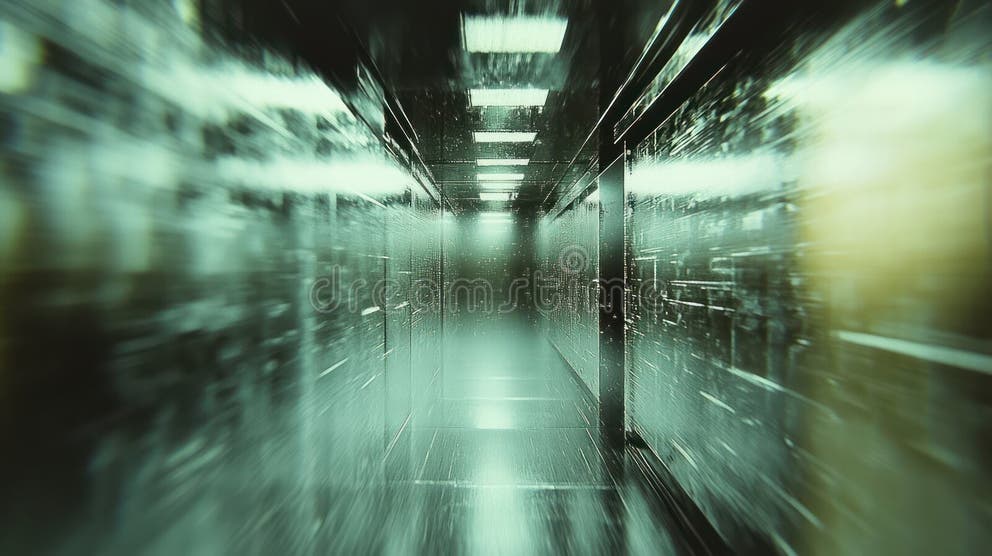 Abstract High-Speed Motion Blur with Geometric Silver Textures and ...