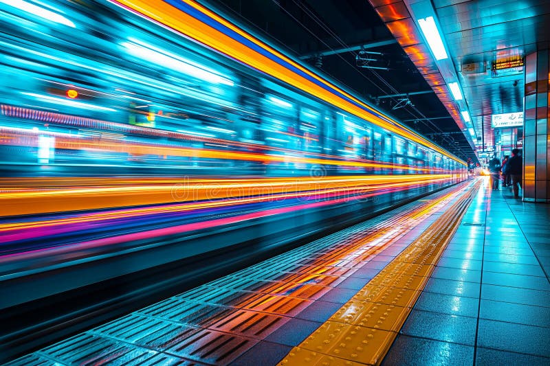 Abstract High Speed Technology Motion Blurred Concept, Dynamic. the ...