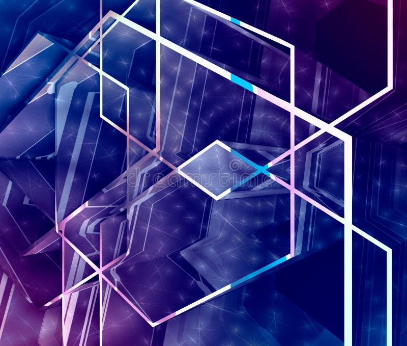 Abstract High Tech Background Stock Illustration - Illustration of ...