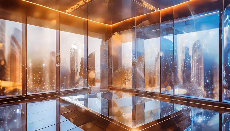 A Modern, Wide Concept of Hi-tech Digital Technology. Generated with AI ...