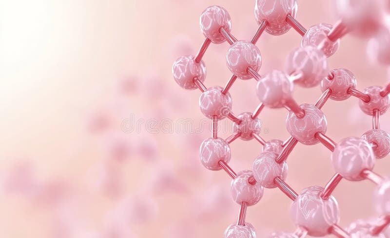 Abstract High-tech Scientific Research is Illustrated in 3D, Featuring ...