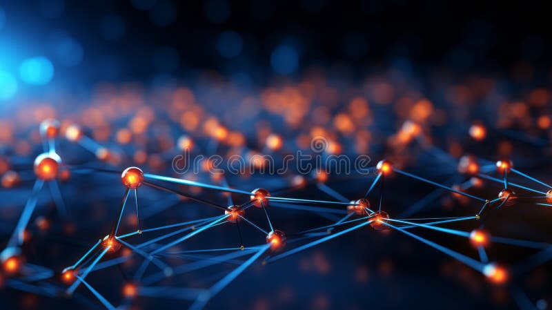 Abstract, High-tech Structure Symbolizing Advanced Technology ...