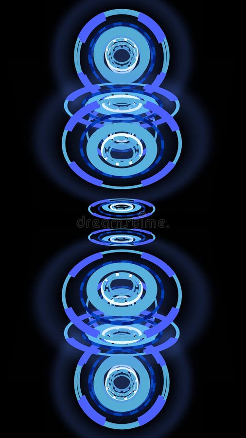 Abstract High-tech Wheels, 3d Illustration Stock Illustration ...