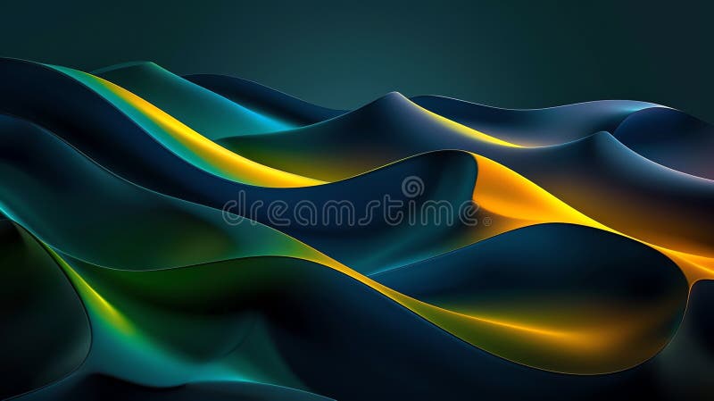 Abstract Hill Background with Vibrant Hues and Swirling Patterns Stock ...