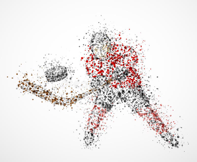 Vector Sketch Hockey Goalie Stock Vector Illustration Of Game Pose