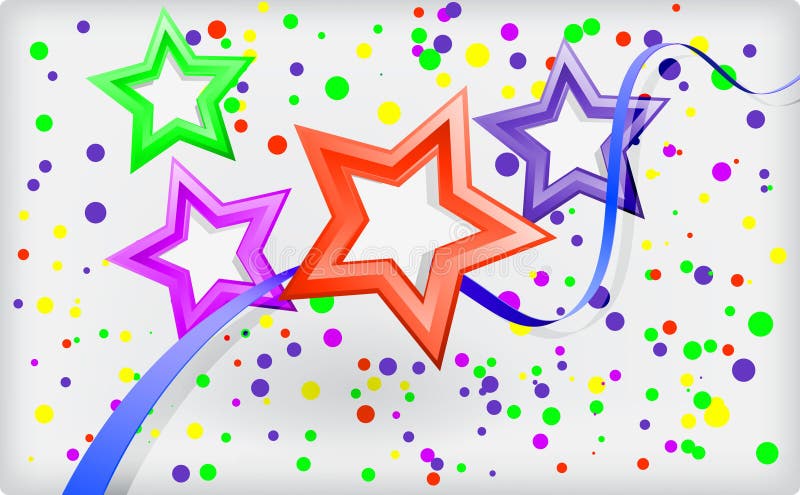 3d Stars Explosion Background Stock Vector - Illustration of cool ...