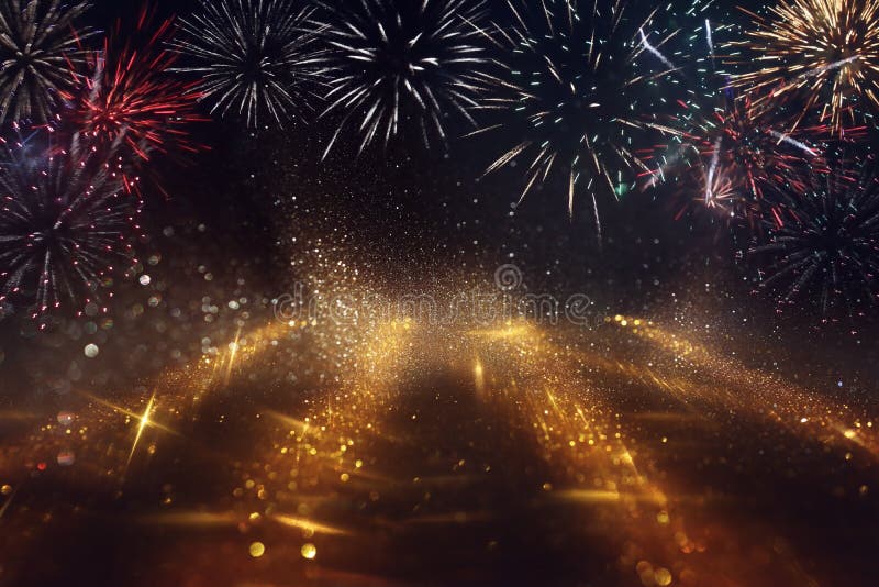 Abstract Holiday Firework Background. 4th of July Concept Stock Image ...