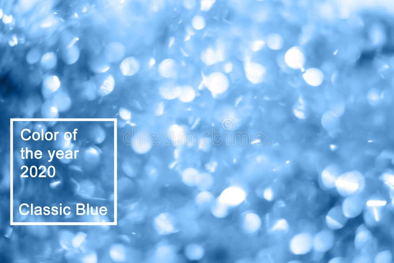 Abstract Holiday Shiny Background in Classic Blue Trendy Color. Color ...
