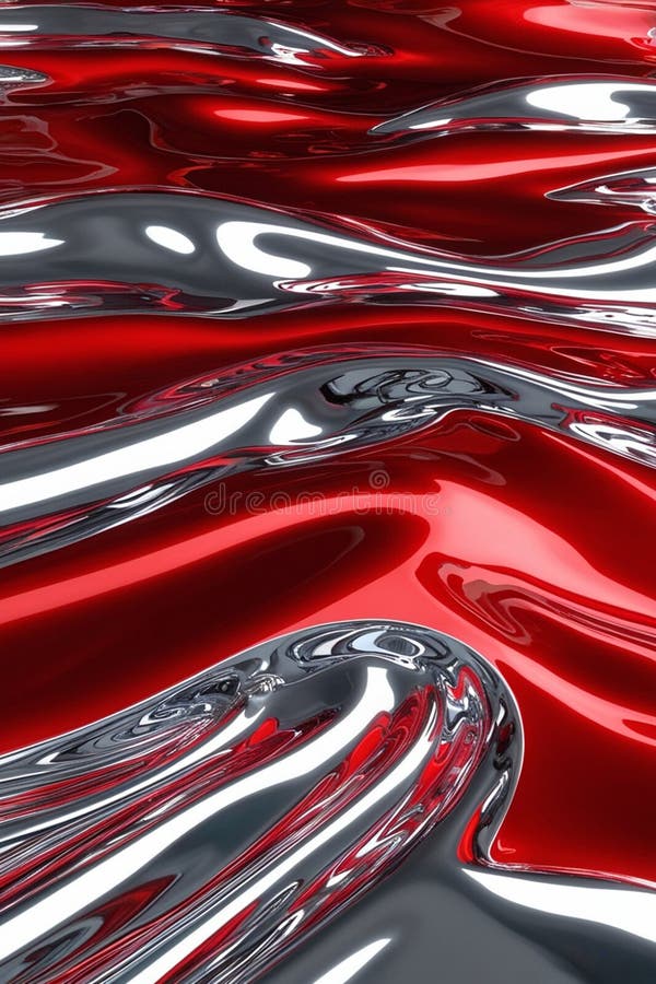 Abstract Holographic Chrome Background Flowing Lines Jpg Stock ...