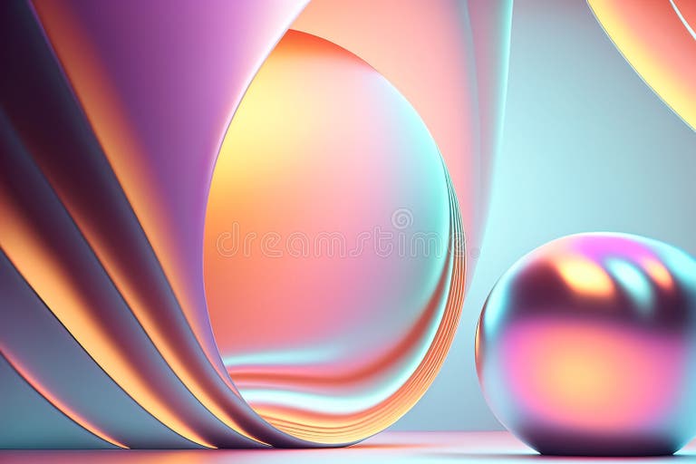 Abstract Holographic Multi-colored Crystals with Rays and Waves of ...