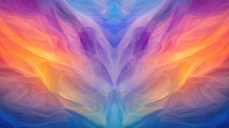 Abstract Holographic Patterns Representing Embodied Intelligence in ...