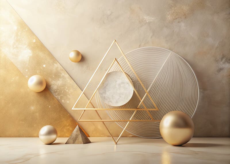 Abstract Holy Trinity Art a Minimalist Geometric Exploration of Divine ...