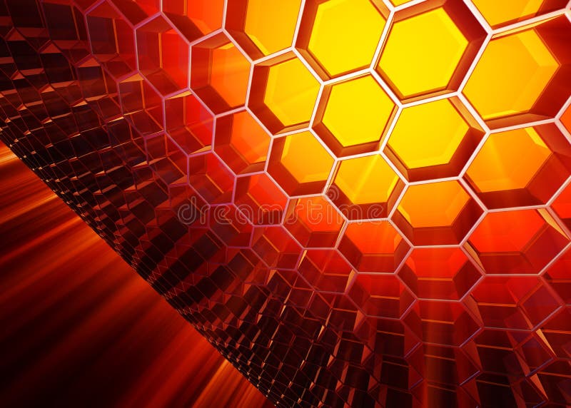Abstract Honeycomb Background Stock Illustration - Illustration of ...