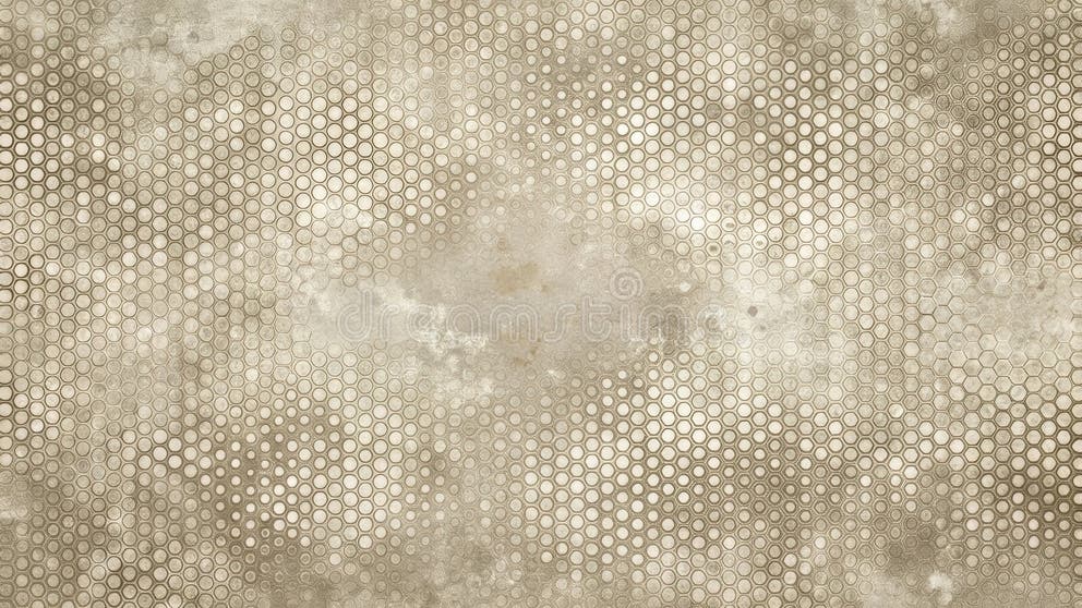 Abstract Honeycomb Pattern with Distressed Texture and Subtle Light ...
