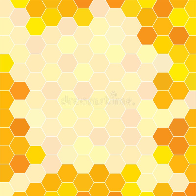 Abstract Honeycomb Pattern. Geometric Background Stock Vector ...