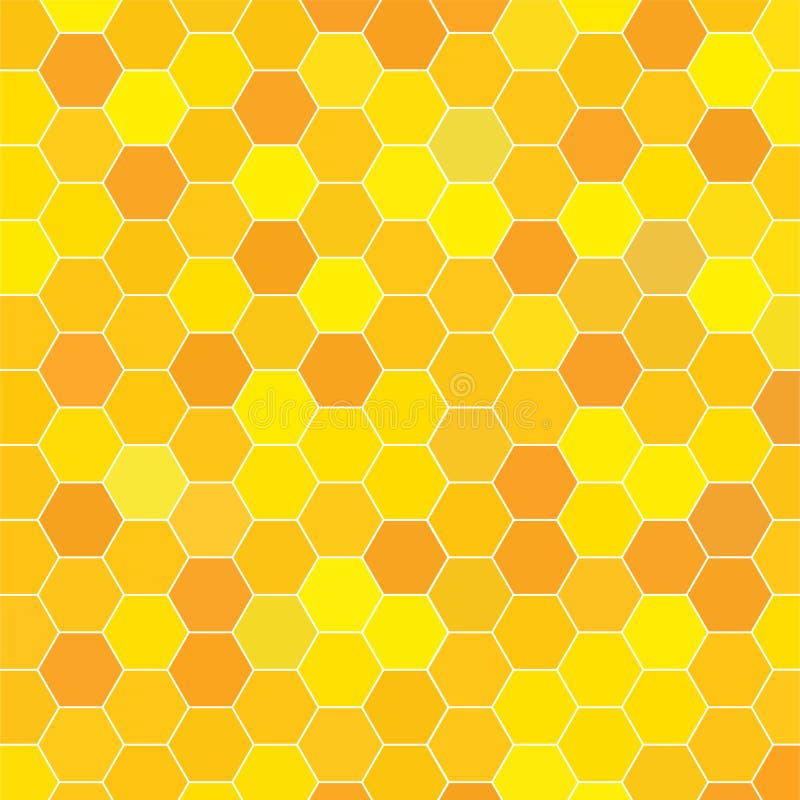 Abstract Honeycomb Pattern. Geometric Background Stock Vector ...